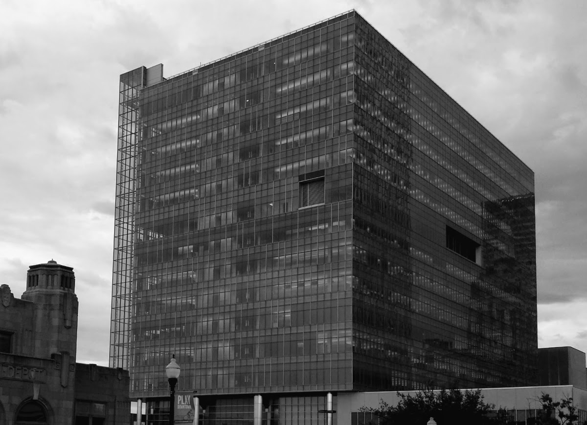 Tulsa Gentleman: Black & White Reflections - Tulsa City Hall