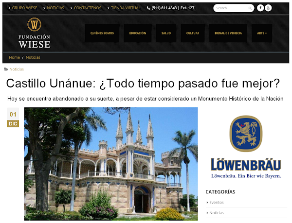 SIN SENTIDO: CASTILLO UNANUE: ¿Todo tiempo pasado fue mejor?