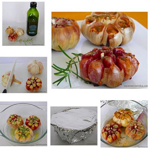 O Lado de Cá: ALHO ASSADO