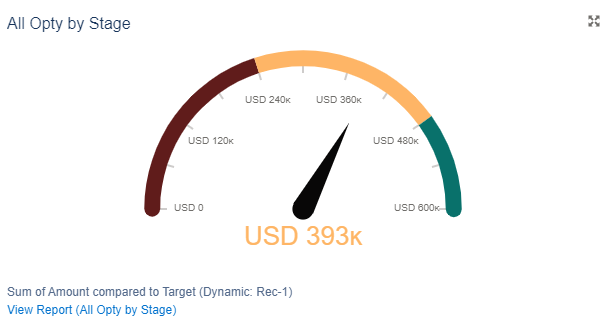 Salesforce Dashboard Dynamic Gauge Charts