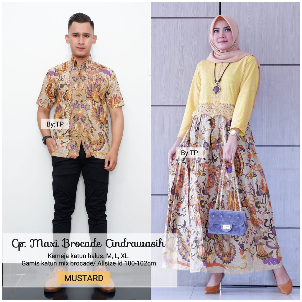 Model Baju Batik Couple Sarimbit Broklat Motif Cendrawasih Kemeja ...
