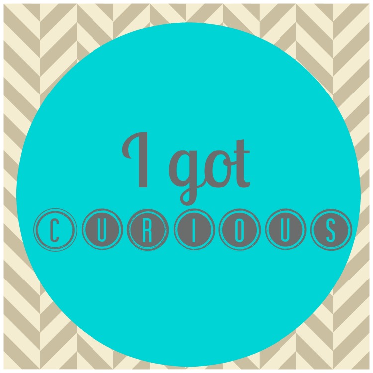 Fairytales and Fitness: I Got Curious.....