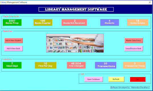 TECHNICAL BAUJI SCHOOL: LIBRARY MANAGEMENT SYSTEM IN EXCEL VBA