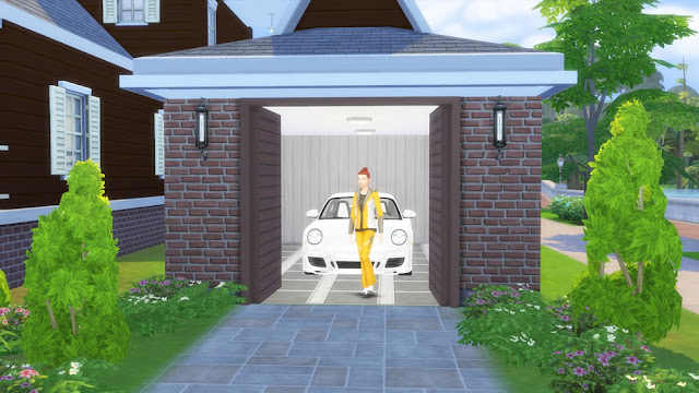 Corporation "SimsStroy": The Sims 4. Door "Garage entrance".