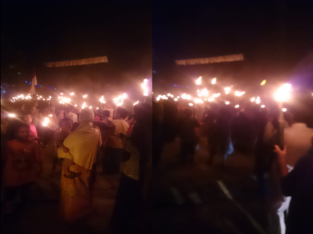 Pawai Obor Menyambut 1 Muharram 1442 H