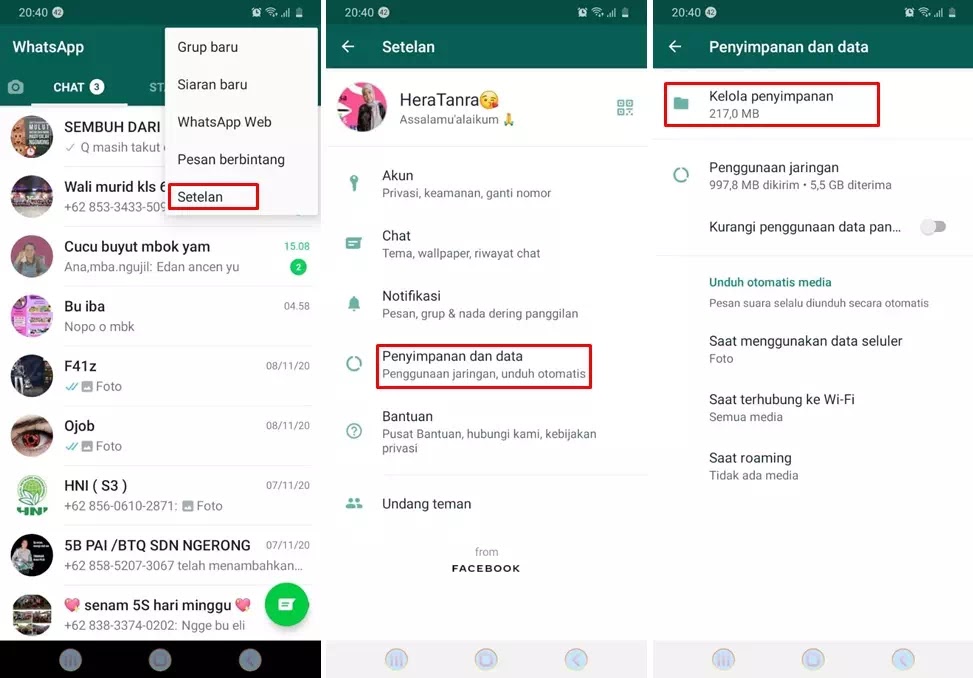 Cara Menggunakan Fitur Penyimpanan Data di WhatsApp - Brankaspedia ... Cara Menggunakan Fitur Penyimpanan Data di WhatsApp - Brankaspedia ...