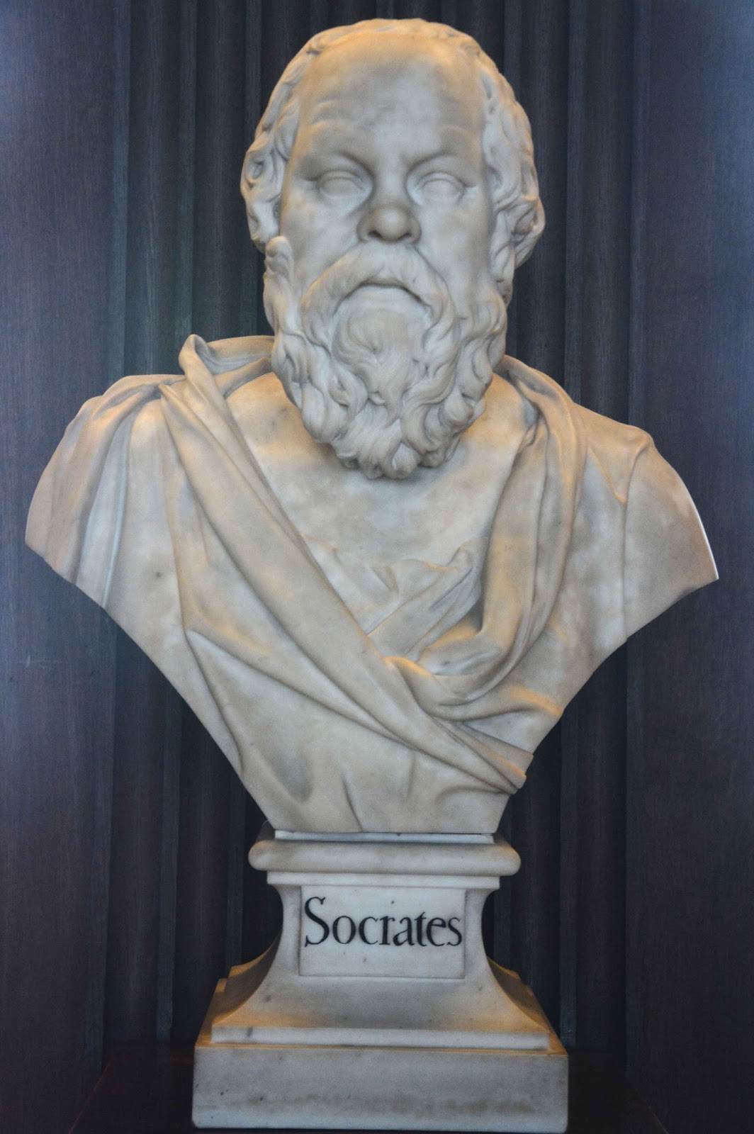 Bath, Art and Architecture: Bust of Socrates in the Long Room, Trinity ...