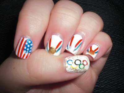 Pristine Polishes: Olympic Nail Art