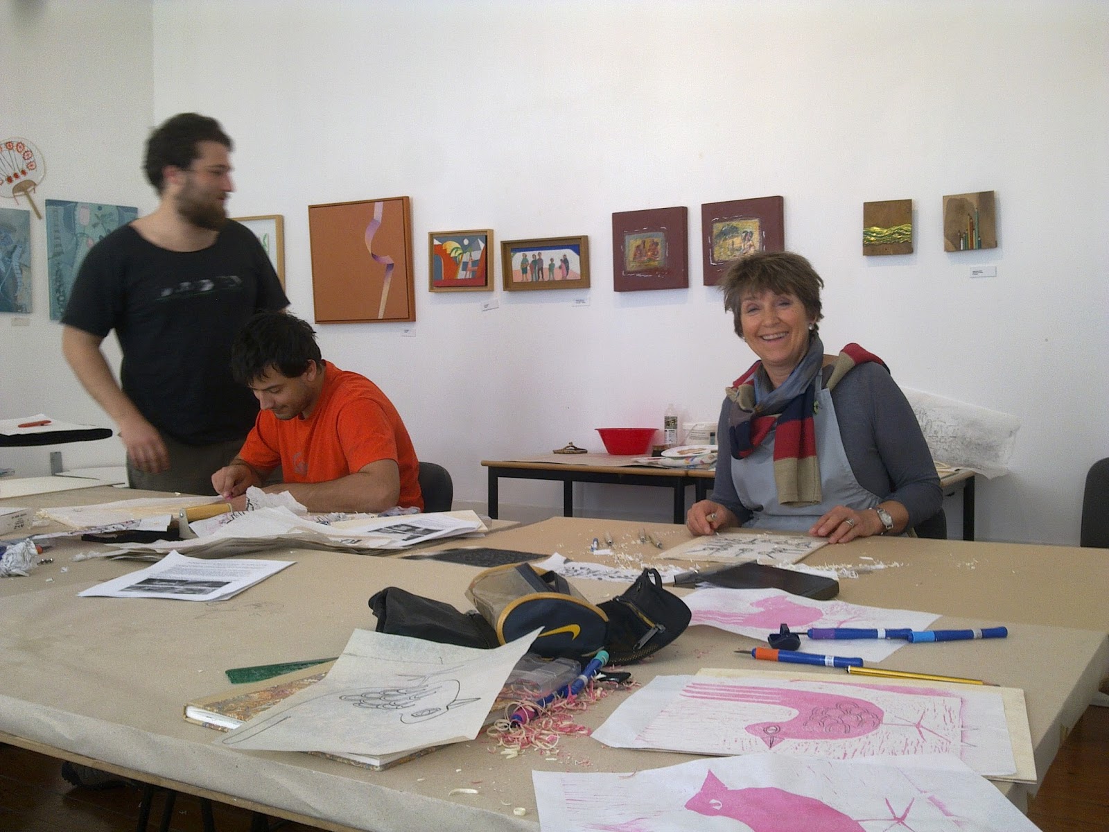 Matriz- Associação de Gravura do Porto: Ultimo dia do workshop de ...