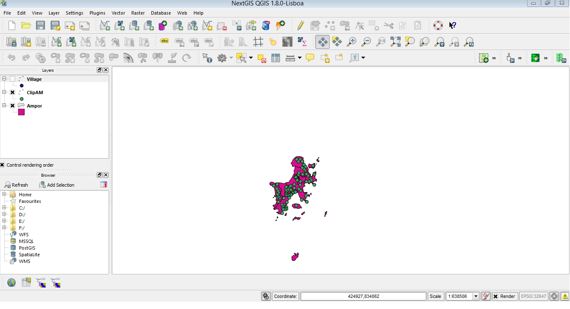 การใช้คำสั่ง Geoprocessing Tools ในโปรแกรม QGIS