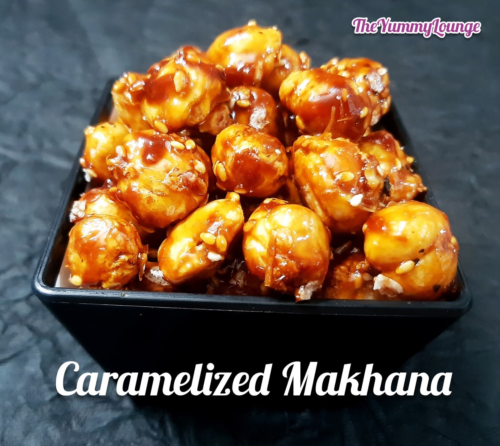 The Yummy Lounge: Roasted Caramelized Makhana Recipe | Fox Nuts Recipe ...