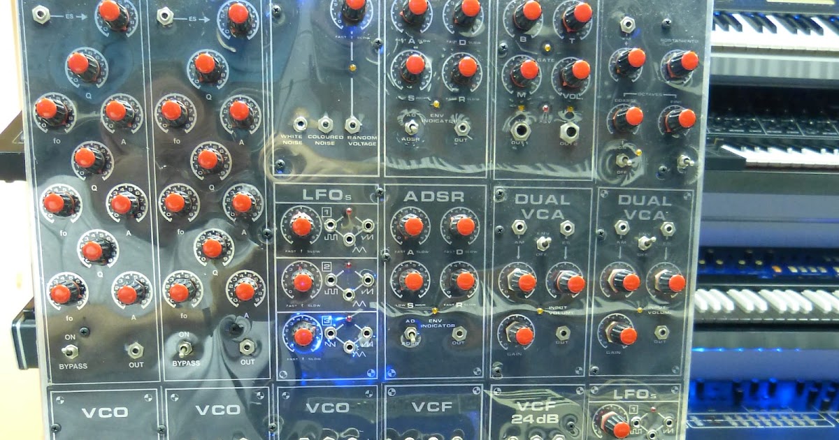 MATRIXSYNTH: Elektor Formant Modular Synthesizer in Custom Clear Plexiglass Cabinet