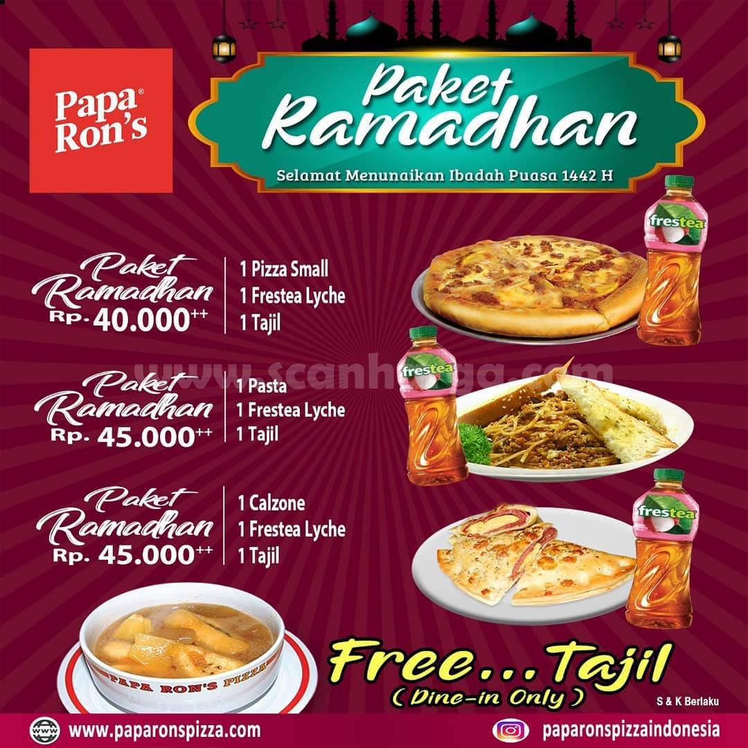 Papa Ron’s Pizza Promo Paket Ramadhan harga mulai Rp 40.000 - scanharga