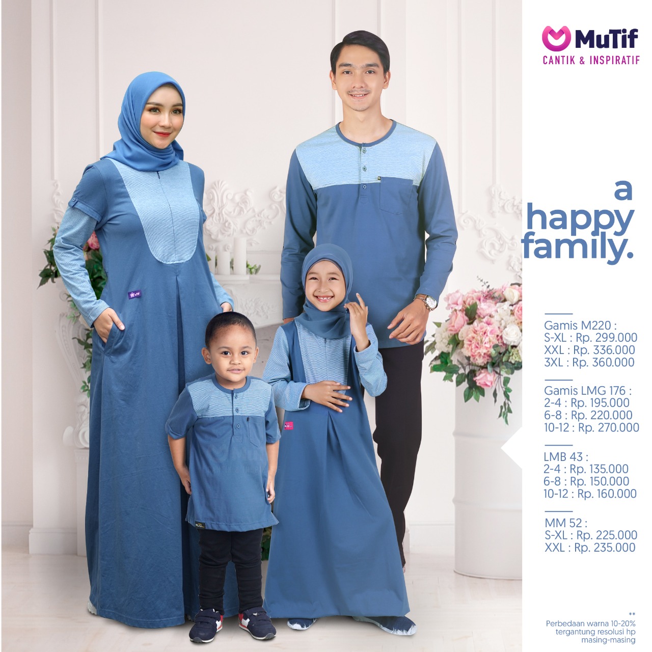 KOLEKSI SARIMBIT KELUARGA MUTIF A HAPPY FAMILY