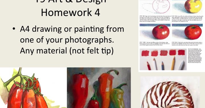 GCSE Art Blog: Y9 Homework 4 and 5