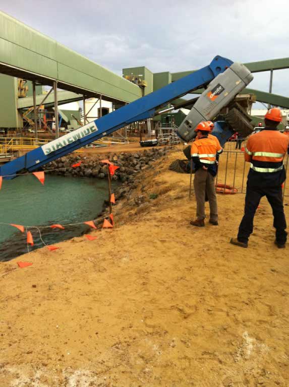 Industry Mayhem: EWP Into Water