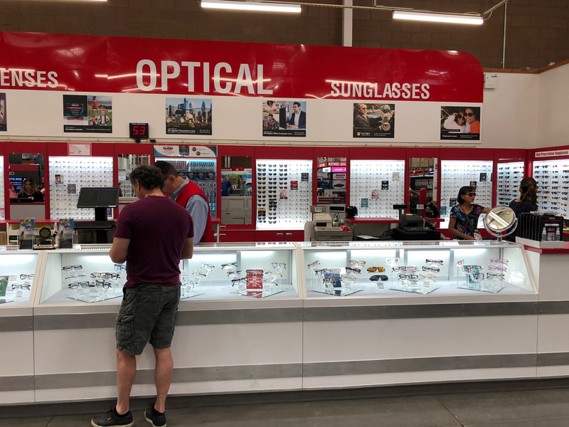 Costco Eyeglass Frames Selection - Table Frame