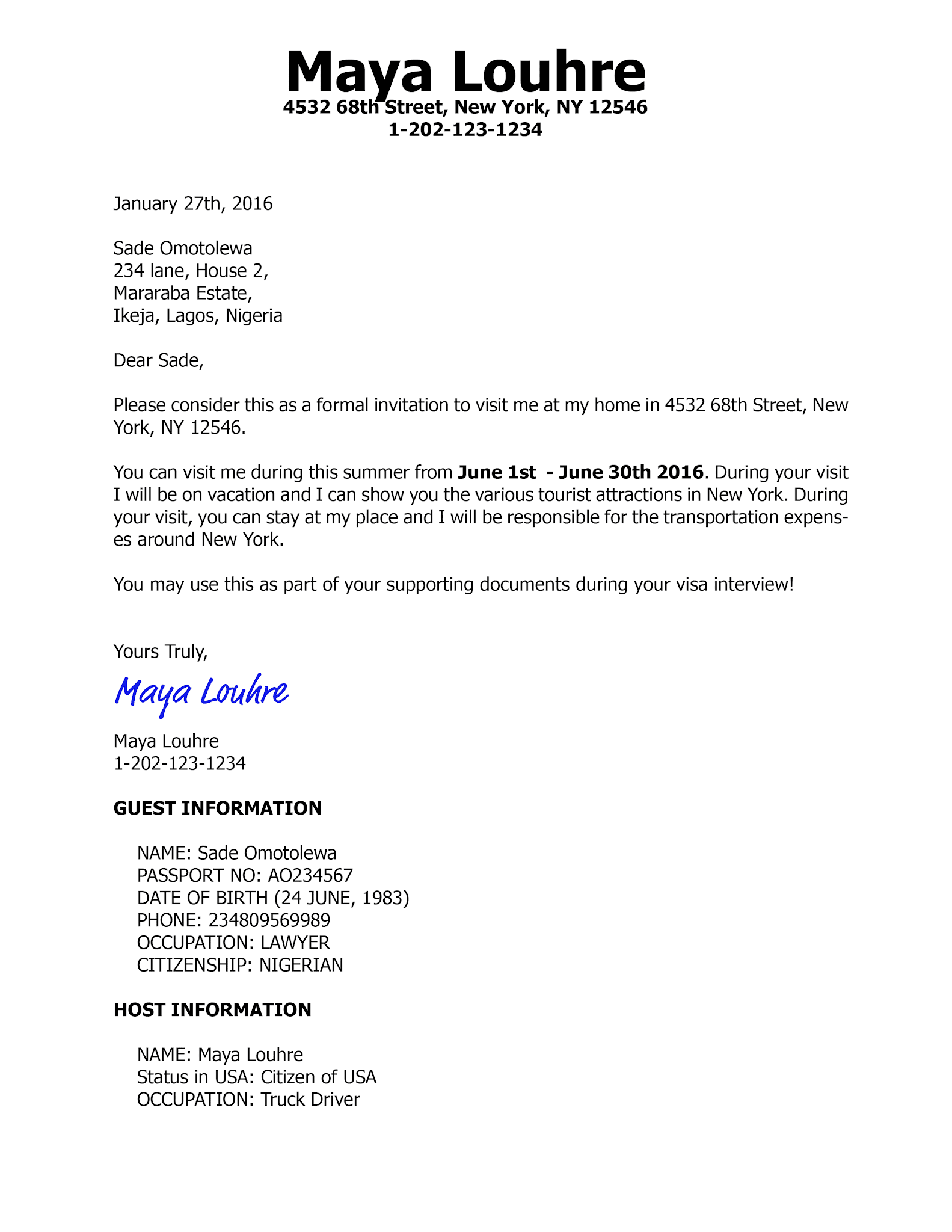 Sample Invitation Letter For Visitor Visa Thankyou Letter sample-invitation-letter-for-visitor-visa-thankyou-letter