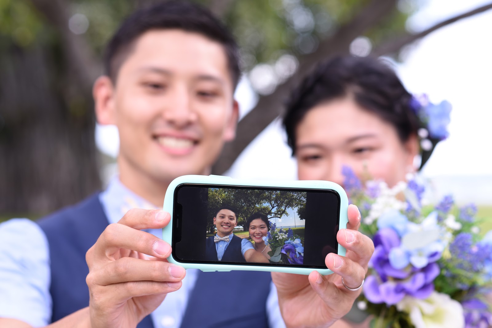 Bridal Dream Hawaii - Wedding Blog: Cell Phone Pic