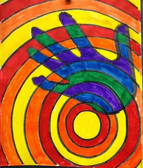 Ms. C's Artroom: Warm/Cool Color Hands