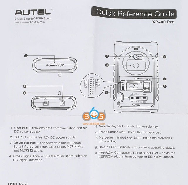 Autel Diagnosis scanner: How to use Autel XP400 PRO