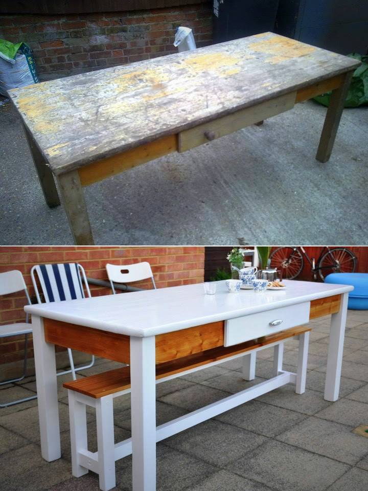 Dining table renovation | mamaisdreaming.blogspot.co.uk