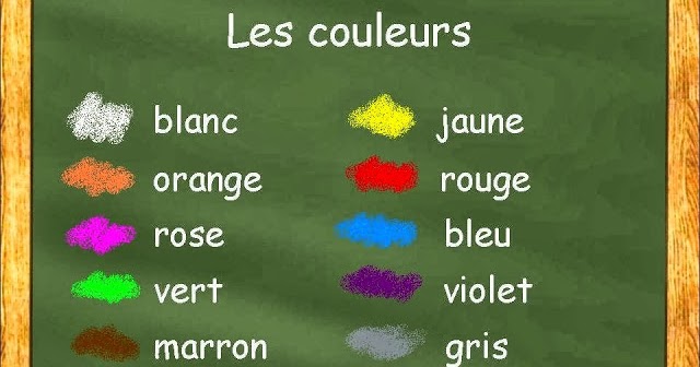 Blog de aula de 2A: Les Coleurs- Los colores