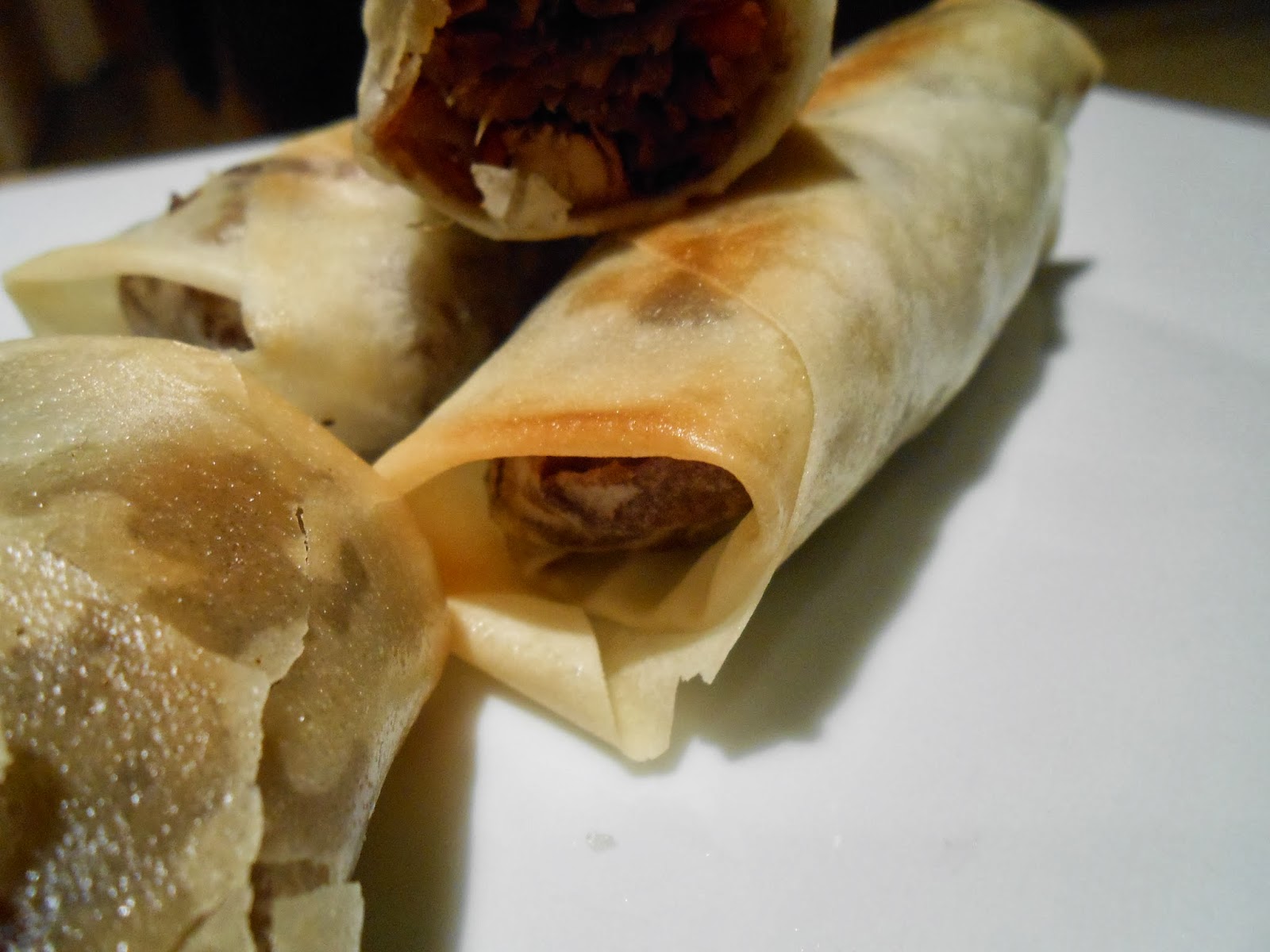 Eat cook and love: Egg rolls au poulet, cuits au four