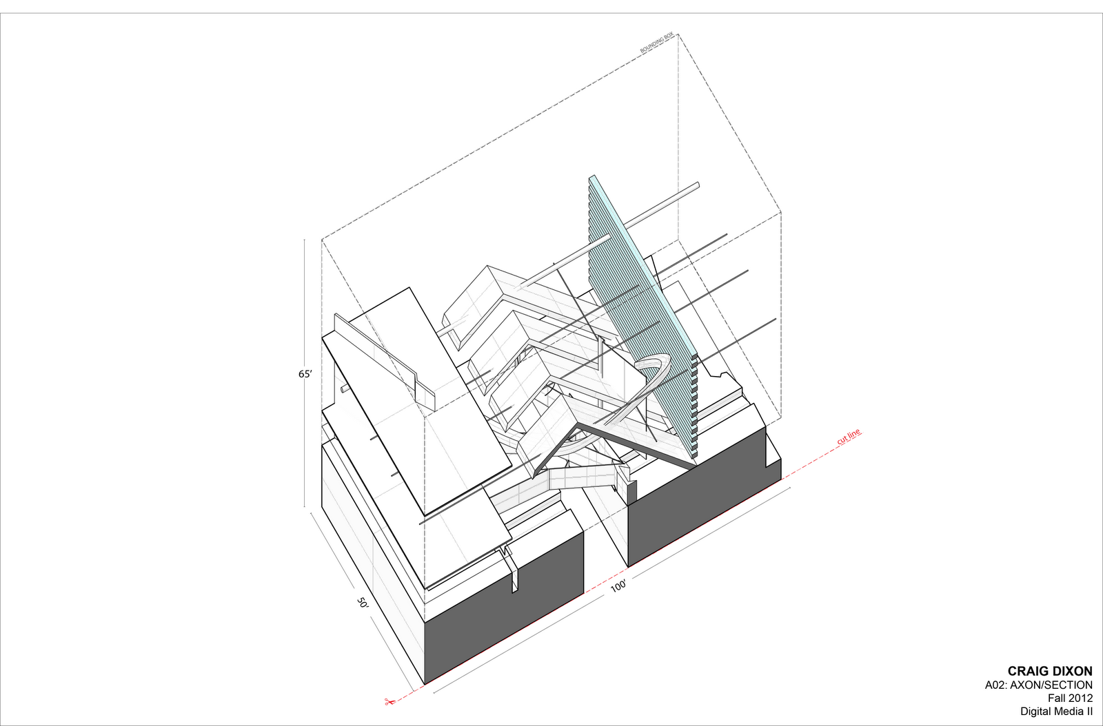 Arch 3341 • Digital Media 2 • Fall 2012: A02 - Section / Axon Assignment