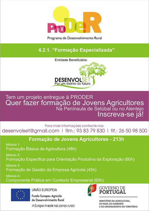 Cursos De Formação: Cursos do Proder em Setúbal