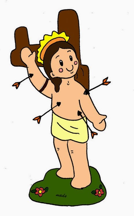 Mis ilustraciones: San Sebastián, mártir