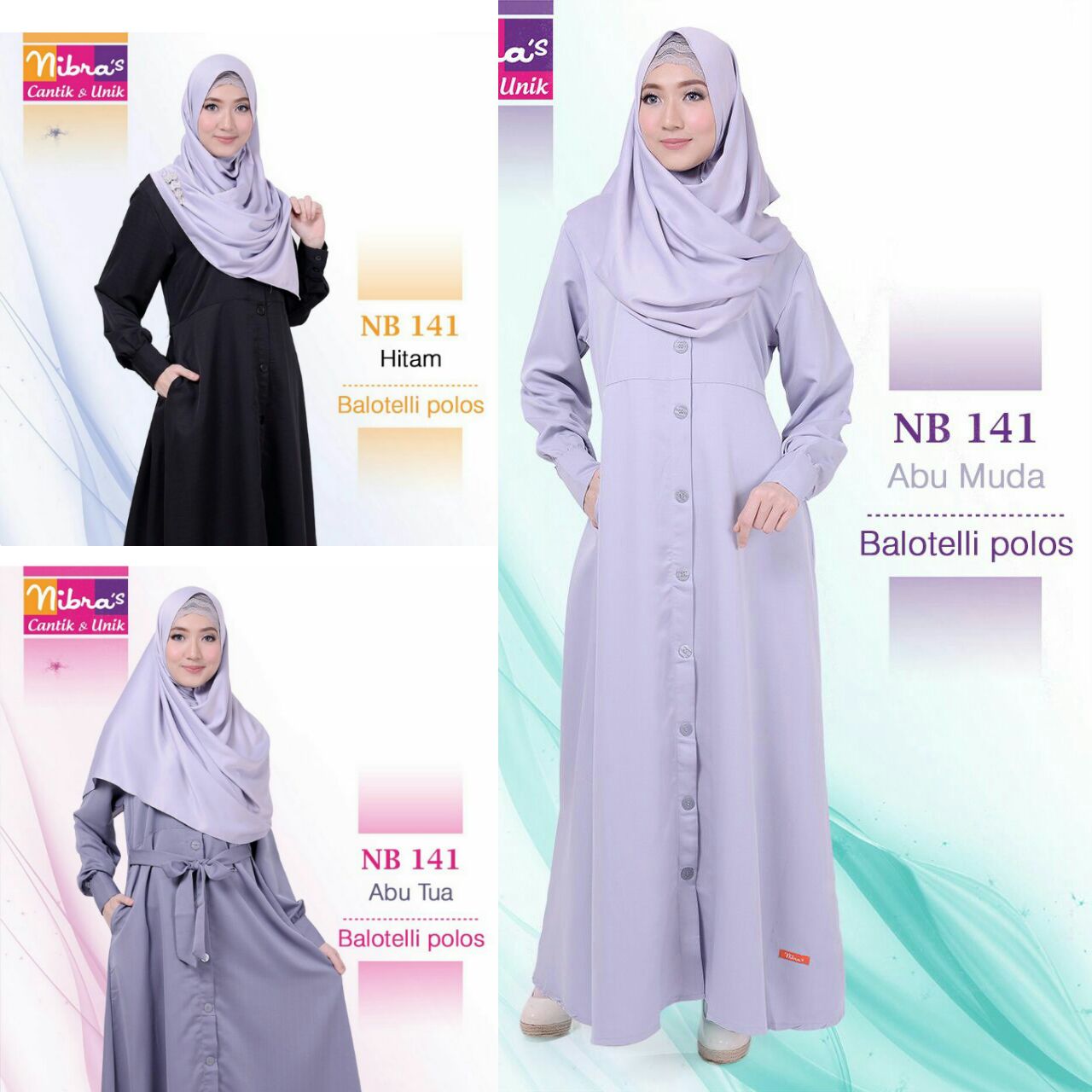 32 Gamis Terbaru Nibras 2021, Inspirasi Terbaru!