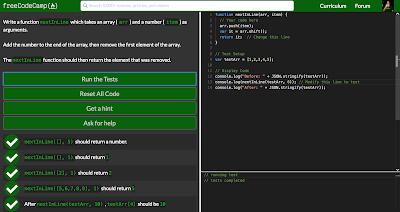 Just a Few Things..: Basic JavaScript: Stand in Line