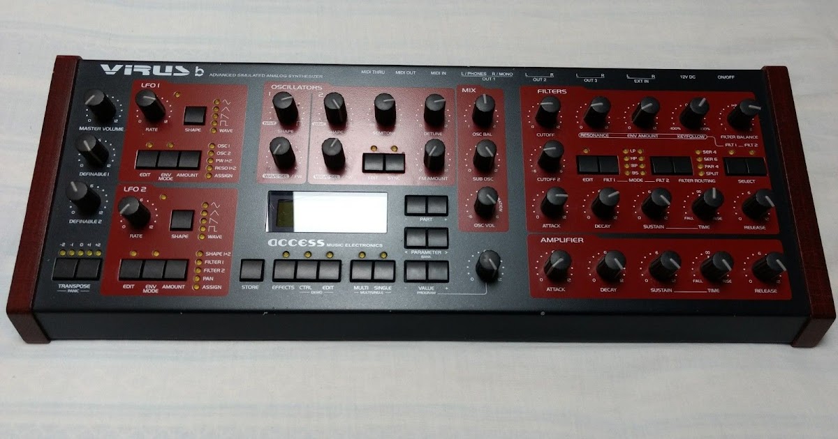 MATRIXSYNTH: Access Virus B desktop synth module