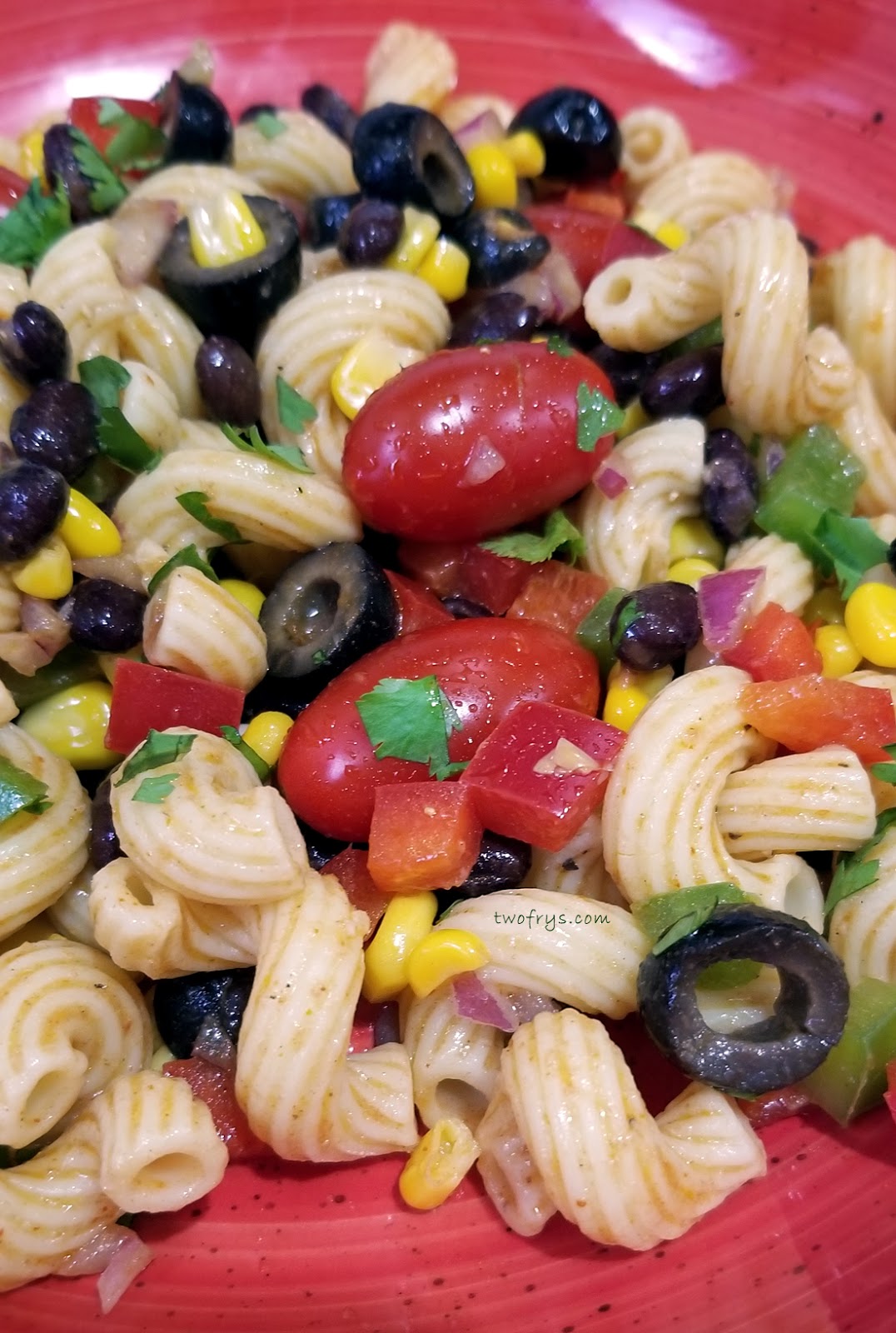 Two Frys: Southwestern Pasta Salad