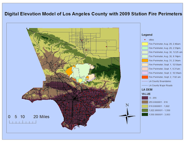 Geog 7 Lab 1E: Lab 8 (Final): Station Fire
