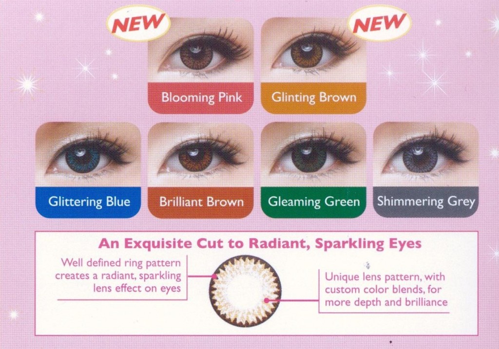 Contact Lens Review : Colors Fusion - Sparkles Series Blooming Pink ...