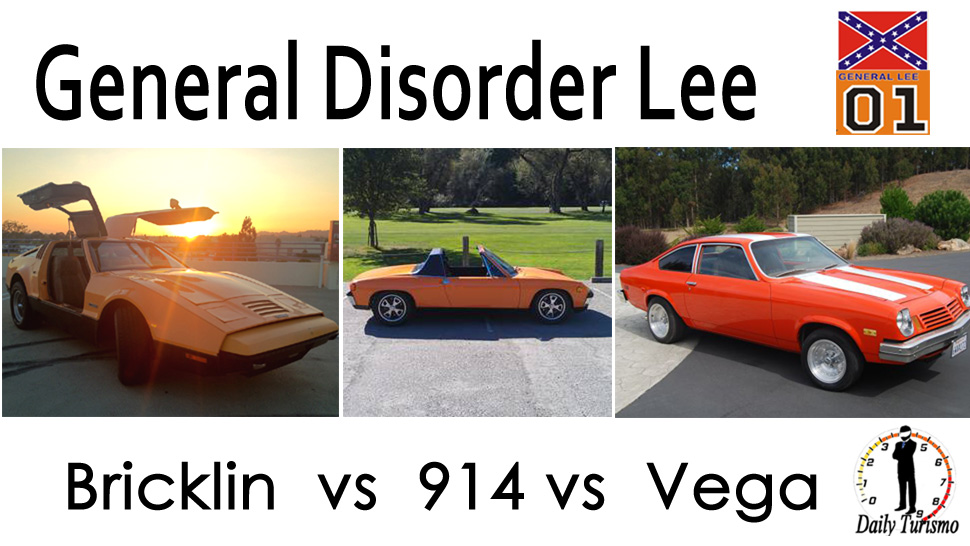 3For1: General Disorder Lee: Bricklin SV1 vs Porsche 914 vs Chevy Vega ...