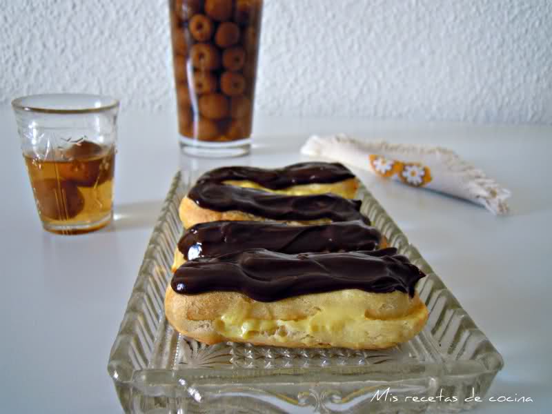 Relámpagos con crema de naranja - Mis recetas de cocina