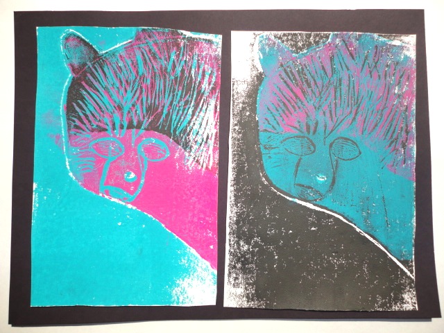 Thomas Elementary Art: 4th Grade Animal Printmaking (The best ...