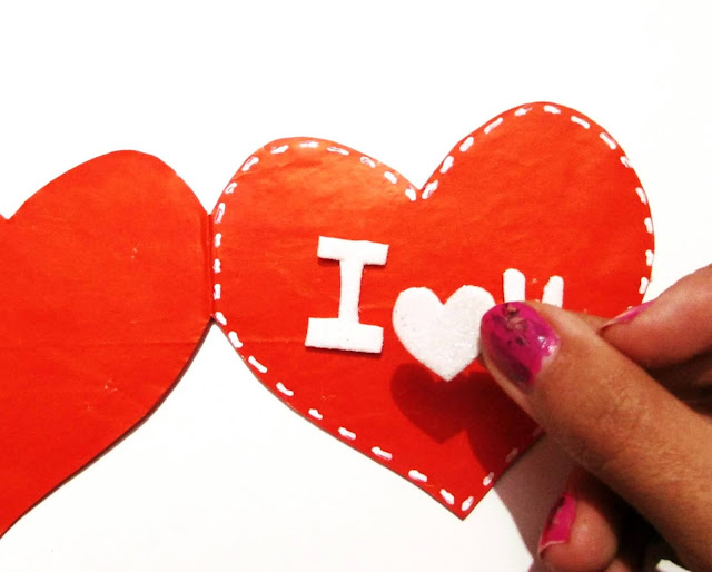 Diary of Seresha: DIY: Mini Heart Card