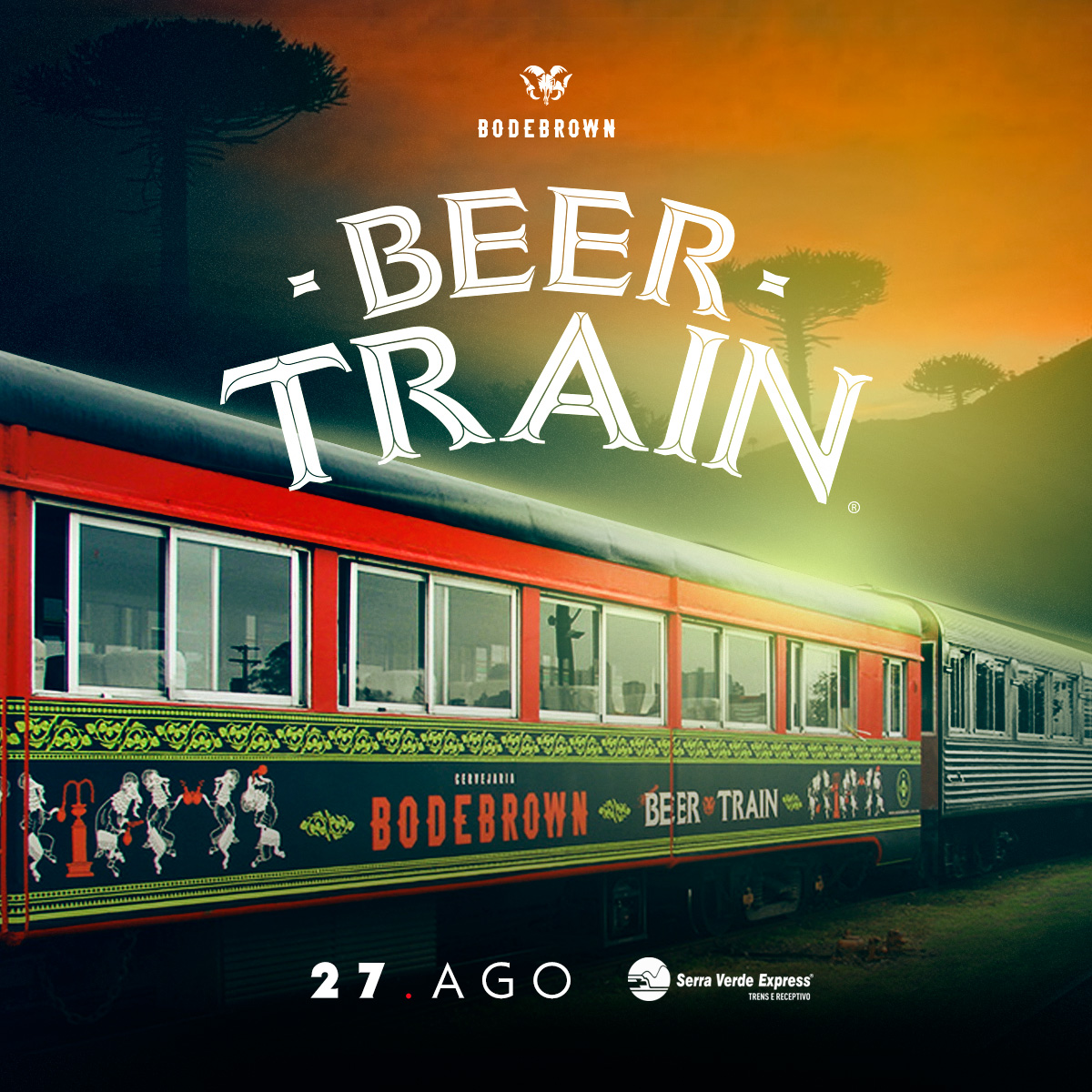 27 de Agosto tem Bodebrown Beer Train®! – NINKASI BEER CLUB