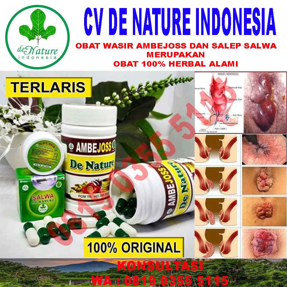 nama obat wasir apotik Ambejoss, Salep Salwa, ambeven, ardium, ambeclear