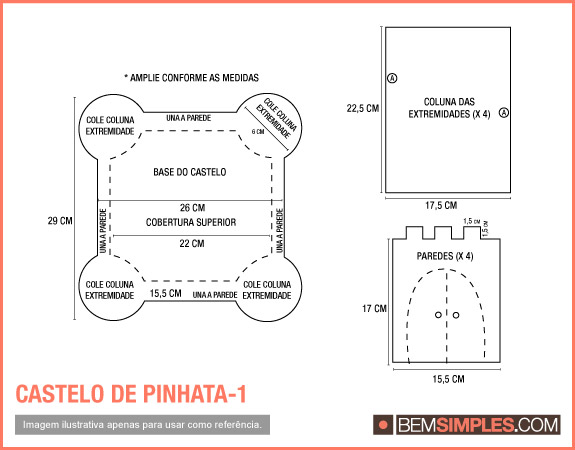 Ceci EuQfiz: Castelo de espuma ou eva