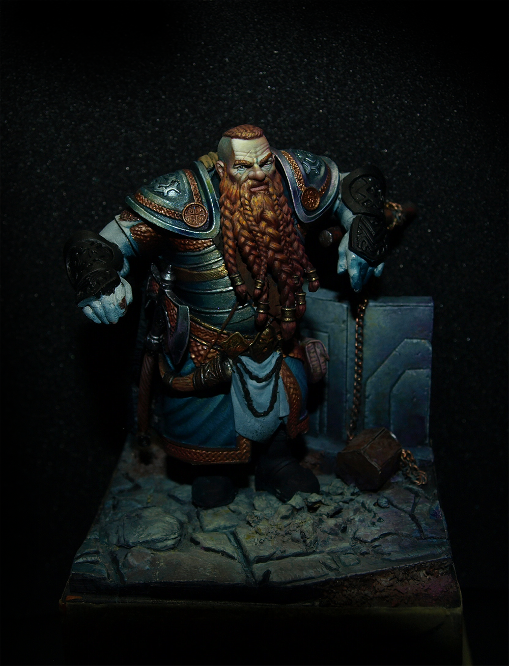 Eureka! miniature painting: Mini PAP : Khalgrim Gunnarson