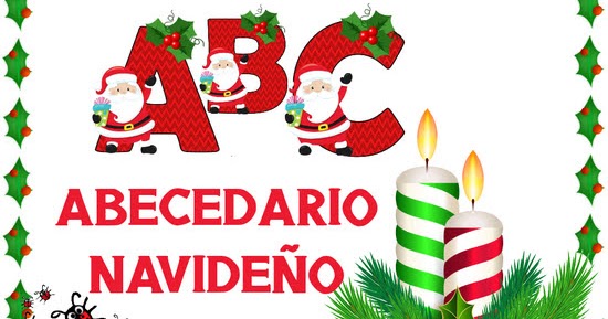 Actividades para Educación Infantil: Abecedario navideño (imprimible)