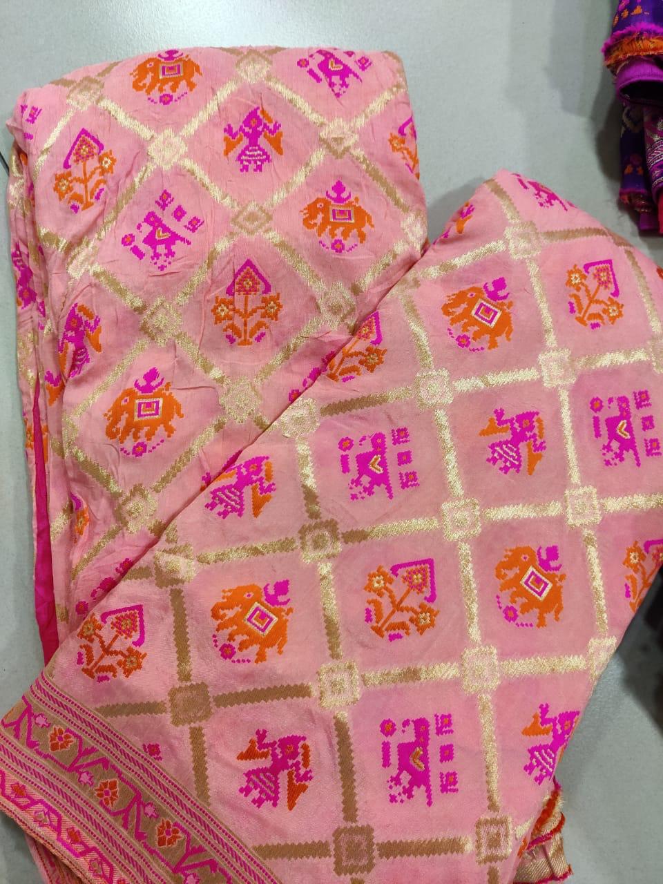 Banars Moonga Silk Sarees