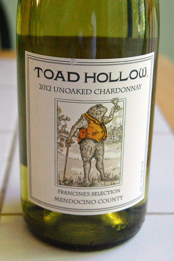Benito's Wine Reviews: 2012 Toad Hollow Unoaked Chardonnay "Francine's ...