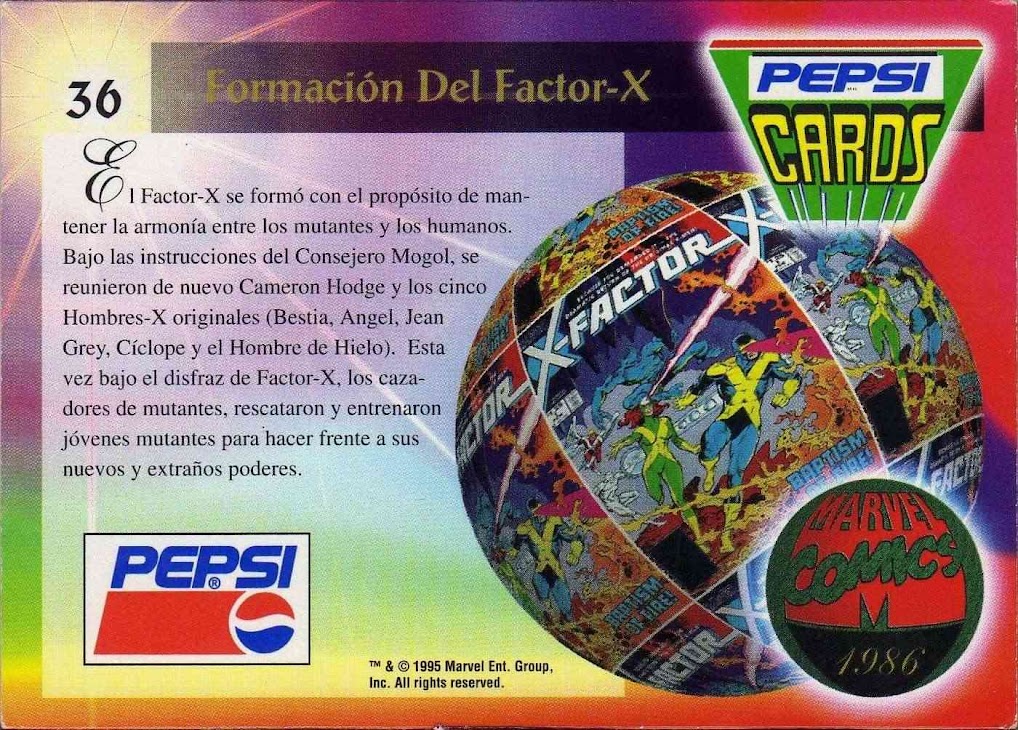 Todas las pepsi cards de Marvel