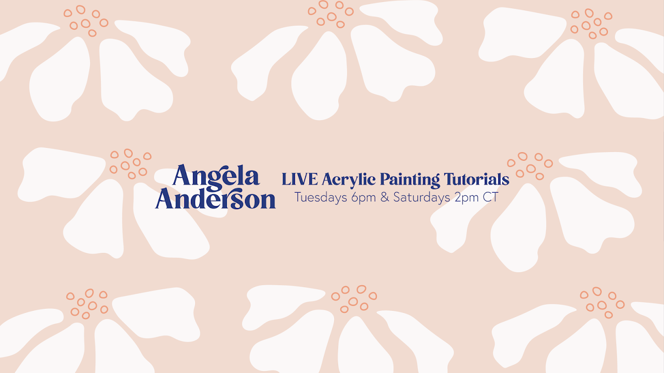 Angela Anderson Art Blog: "Christmas Themed Acrylic Painting Tutorials" - Available on YouTube ...